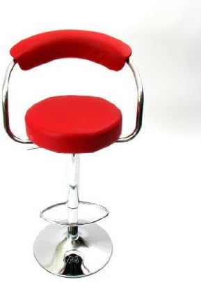 Amazon.com: Kitchen Bar Stool Red Padded : Home & Kitchen