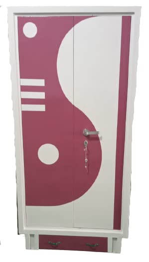Steel Almirah (Pink and White) : Amazon.in: Home & Kitchen