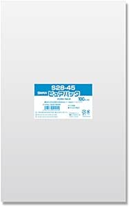 Amazon.co.jp: ヘイコー OPP袋（テープ無し） ピュアパック S28-45 1000枚（100枚×10袋） : 文房具・オフィス用品