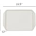 Amazon.com | Eagrye 6-Pack Fast Food Serving Trays, Rectangle Plastic ...