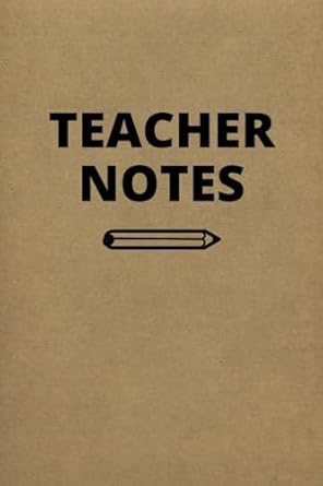 Teacher Journal 6x9 Blank Lined Journal - Monthly Meeting Planner ...