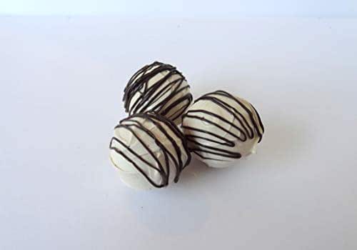 Amazon.com: FAUX Fake Truffles White Chocolate with Dark Chocolate ...