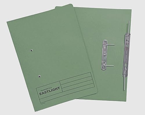 Eastlight Transfer Spring File, 38mm Foolscap, Colour Green, Box 25 ...