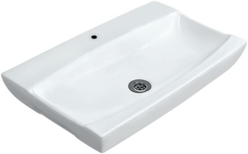 JAQUAR LYRIC Series Table Top WASH BASIN (White) With Faucet Hole ...