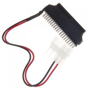 2.5" 44 pin Hard Drive HDD Female to 3.5" IDE Hard Drive 40-pin Male ...