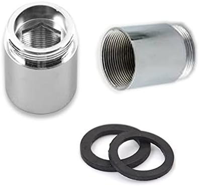 2pcs Brass Faucet Adapter, 22mm NPT Male to Male Thread, Tap Aerator ...