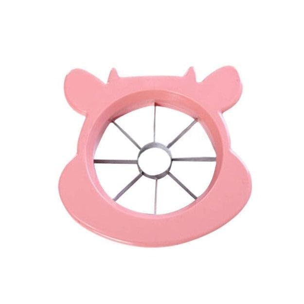 CMMB 2PCS Cute Cartoon Stainless Steel Apple Cutter Cored Fruit Slicer ...
