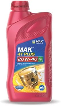 MAK 4T Plus 20W40 SL (1 Litre) : Amazon.in: Car & Motorbike