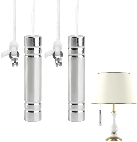 QUIIEOSKIA 3 Pcs Bathroom Pull Cord Handle Teardrop, Chrome Pull String ...