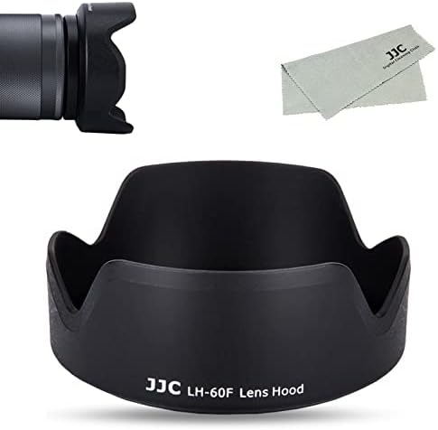 JJC EW-60F Reversible Petal Lens Hood for Canon RF-S 18-150mm F3.5-6.3 is STM & Canon EF-M 18 ...