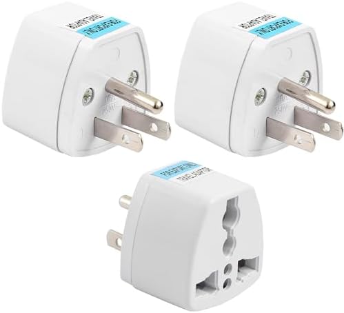 Hi-PLASST India to US Converter Plug (Pack of 1) Type-B Adapter for USA ...
