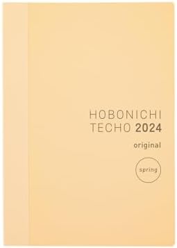 Amazon.com : Hobonichi Techo Original Book [Japanese/A6/Daily Monthly Planner/Apr 2024 Start/Mon ...