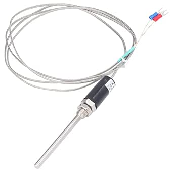 Amazon.co.jp: PT100 Thermoelectric Probe Temperature Sensor, Approx. 78 ...
