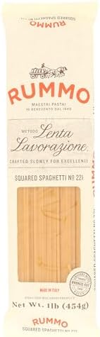 Amazon.com: Rummo, Pasta Spaghetti Squared, 16 Ounce : Grocery ...