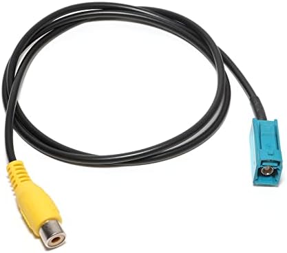 RED WOLF Car Reversing Camera Cable Adaptor Fakra to RCA Female Leads ...