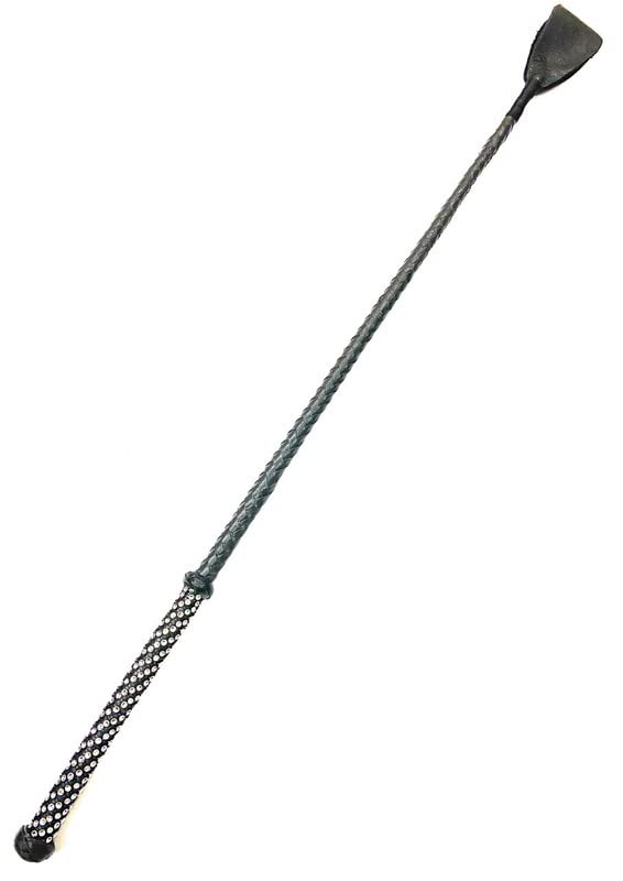 Pets Triangle Leather Braided Riding Crop Unbreakable Stick Toy and ...