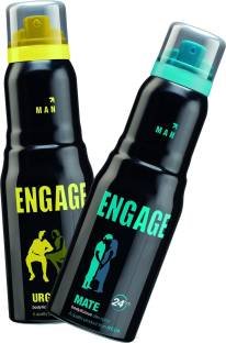Buy Engage Man Deo Spray Combo Urge & Mate 150ml each Online at Low ...