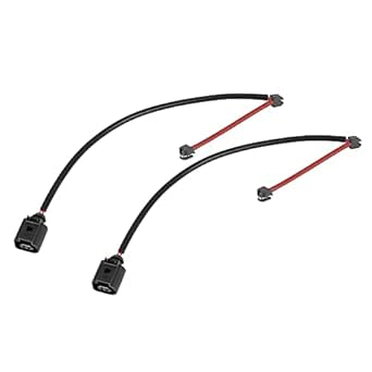 X AUTOHAUX 2pcs 7L0907637 Front Brake Pad Electronic Wear Sensor Brake ...