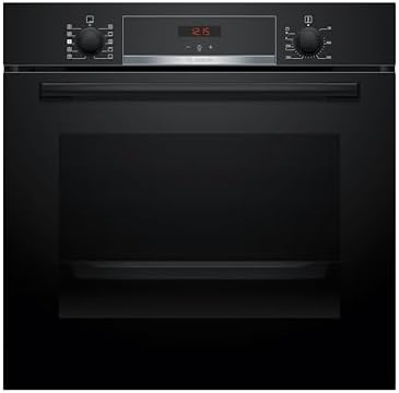 Bosch, Series 4, HQA534BB3B, 60cm Built-in Single Oven with Added Steam ...