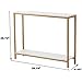 Amazon.com: loglus Console Table for Entryway, Faux Marble MDF Sofa ...