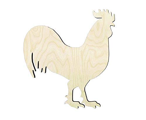 Amazon.com: Rooster farmhouse wood cutout (Multiple size options ...