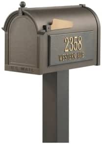 Whitehall Mailboxes: Premium Streetside Mailbox Package - Security ...