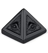 Amazon.com: YATOJUZI Red Obsidian Evil Eye Pyramid Positive Energy ...