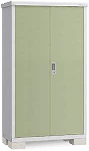 Amazon.co.jp: 【受注生産品】イナバ物置 BJX／アイビーストッカー BJX-115E JG 全面棚タイプ 『屋外用ドア型収納庫 DIY向け 小型 物置』 JG(ジェードグリーン ...