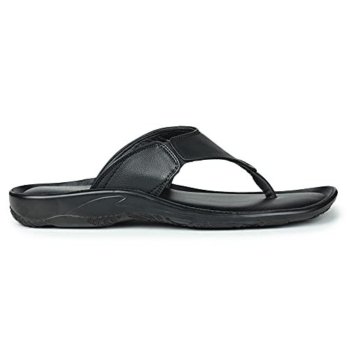 Buy Liberty Men Lfl-07 Black Casual Slippers -10 UK(51317862) at Amazon.in