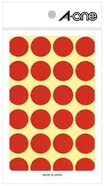 Amazon.co.jp: (Commercial Set) A-One Color Labels, Round 0.8 inch (20 ...