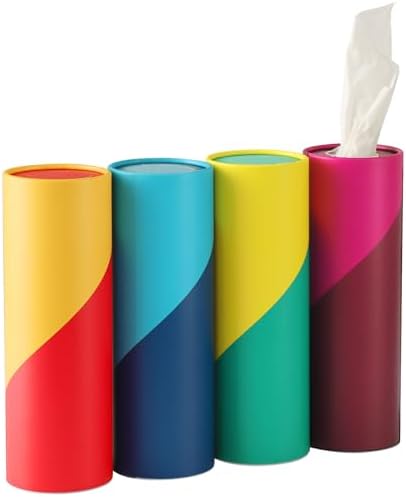 Amazon.com: Car Tissues Holder with Facial Tissues - 4 PK - Travel ...