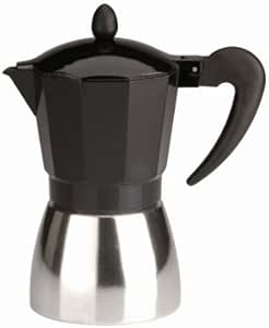 Amazon.com: Typhoon Metro Black 6-Cup Espresso Maker: Stovetop Espresso ...