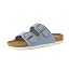 CUSHIONAIRE Women's Lane Cork Footbed Sandal with +Comfort, Lt. Blue ...