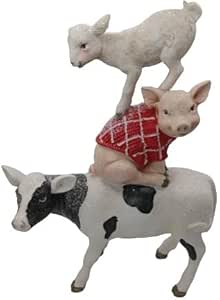 Amazon.com: OnHoliday Country Roads Cow Pig Lamb Sheep Farm Animal ...