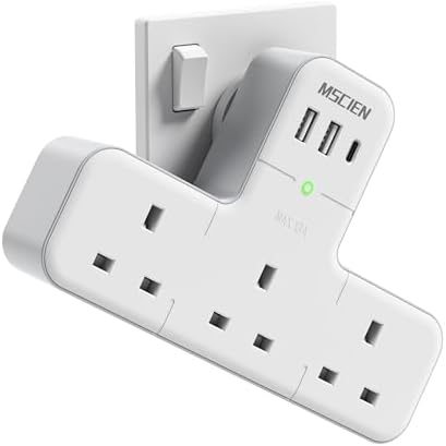 PD40W Total USB C Slots, 9 in 1 Multi Plug Adapter with 6 USB, PASSUS 3 ...