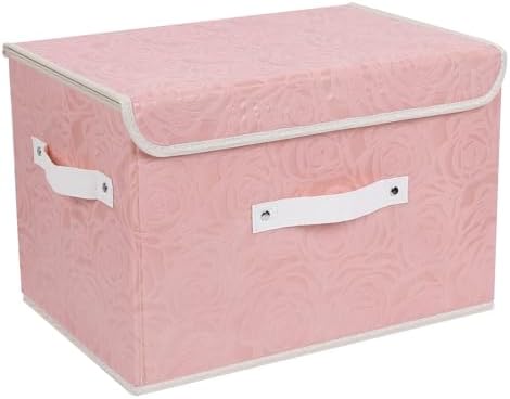 Amazon.com - Lucky Monet Cute Storage Bin Boxes with Lids Washable ...