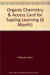 Organic Chemistry & Access Card for Sapling Learning (6 Month ...