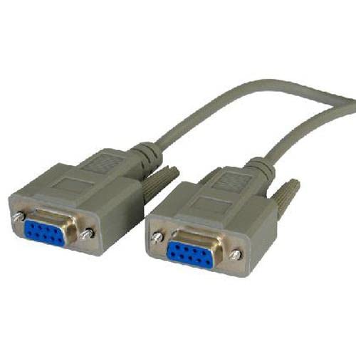CABLES DIRECT 10m D9 (F) to D9 (F) Null Modem Cable : Amazon.co.uk ...