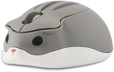 Amazon.com: Dpisuuk Silent Wireless Mouse, Cute Animal Hamster Shape ...