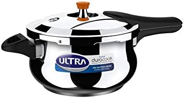 Buy Ultra Duracook Triply Pressure Cooker 5.5 Litre | AISI 304 Food ...