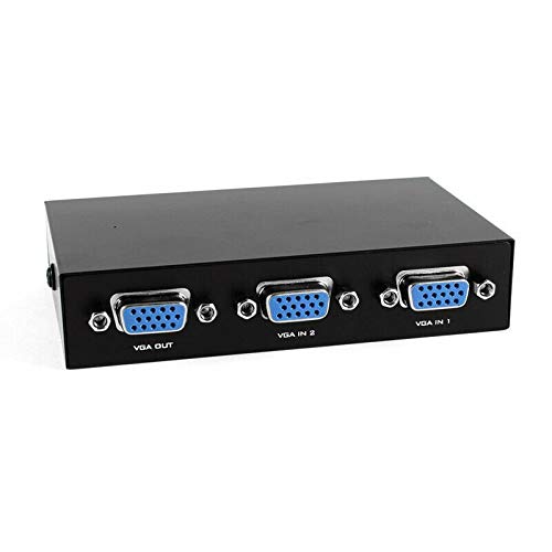 Generic 2 in 1 Out 2 Port 15 Pin Female VGA Switch for PC TV Monitor ...