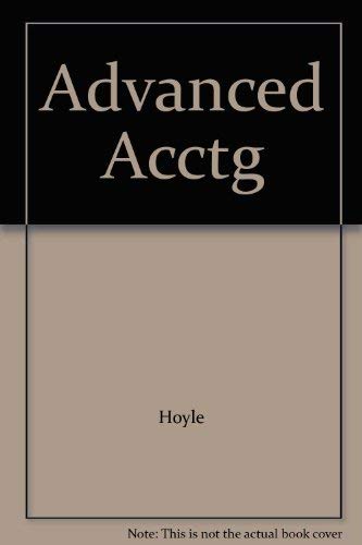 Buy Advanced Acctg Book Online at Low Prices in India | Advanced Acctg ...