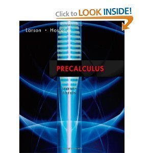 Precalculus: Larson, Ron: 9780669283129: Amazon.com: Books