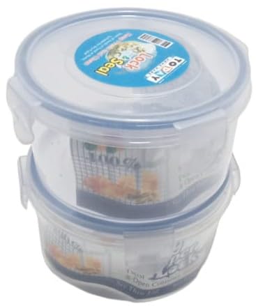 Buy A.J PLASTIC(STORAGE ALL KINDS OF FOOD PACK OF 2) 450 ML CANTAINER,BOX,LUNCH BOX.LOCK &SEAL ...