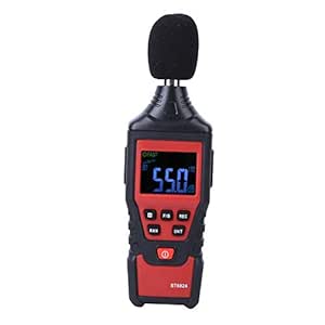 Decibel Meter, Multipurpose Noise Monitor, Digital LCD Backlit Mini for ...
