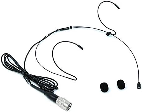 Amazon.com: Double Earhook Headset Mic w/ 4 pin mini XLR for Audio ...