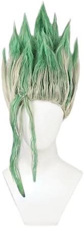 Amazon.com: Bokerom Anime Dr. Stone Cosplay Wig Ishigami Senku Wig ...