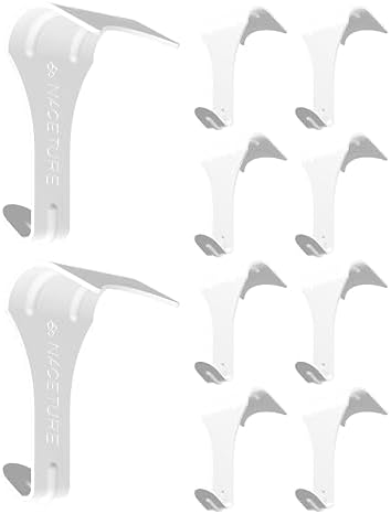 Picture Rail Hangers White - 12 Pack - Picture Rail Hooks - White ...