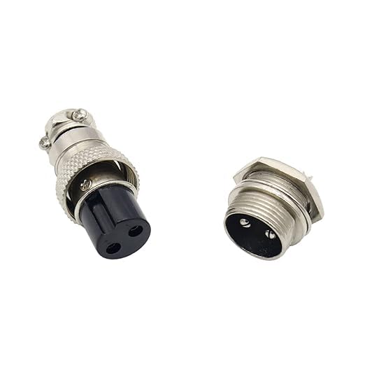 SP Electron GX16 2 Pin 5a Male and Female Metal Aviation Connector ...