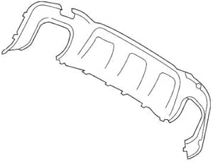 New Genuine Mercedes-Benz Trim Bumper 1568852400 / 156-885-24-00 OEM ...